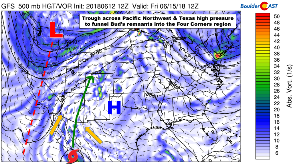 Remnants of Hurricane Bud will bring beneficial rains to Colorado this ...