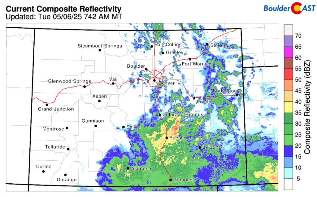Colorado Forecast Update: Soggy weather arrives during the day Tuesday ...