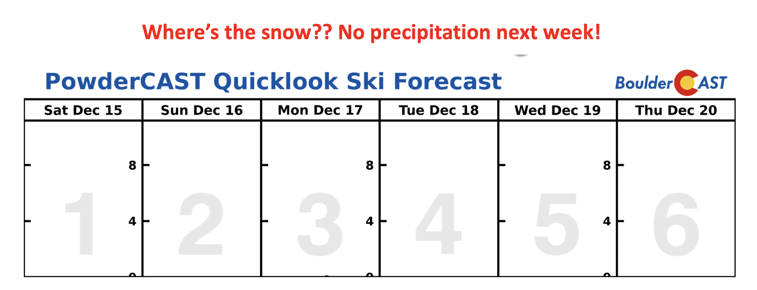 DayCAST: Sat 12/15/18 – BoulderCAST