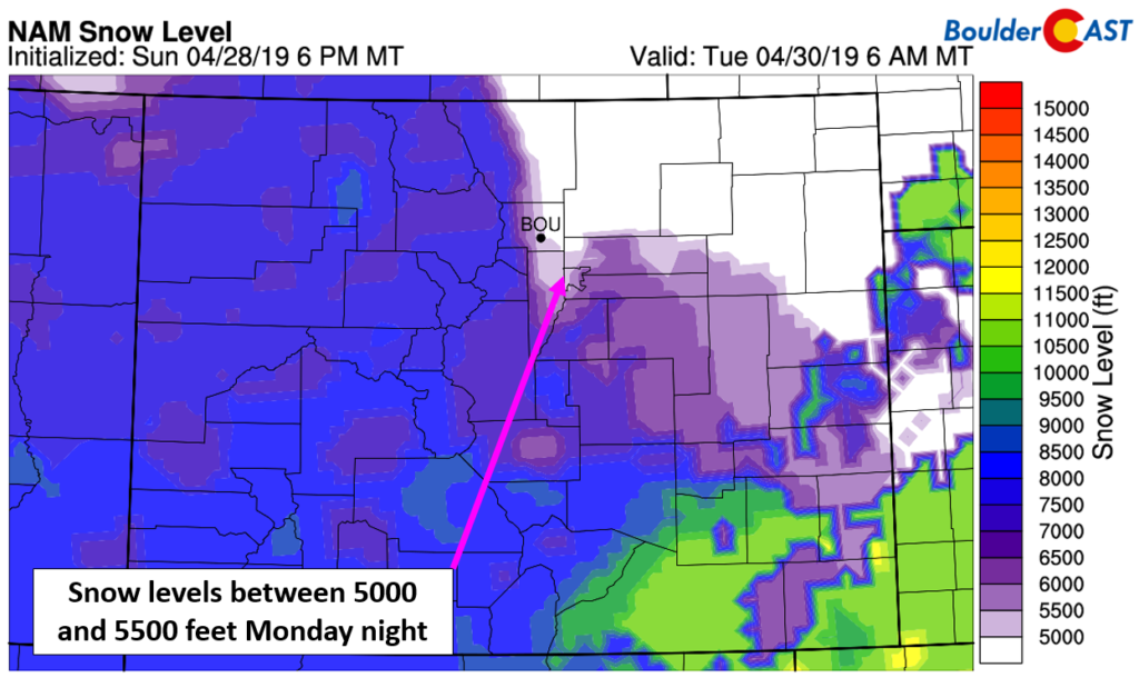 Winter Storm Update: Right on the cusp of rain and snow – BoulderCAST