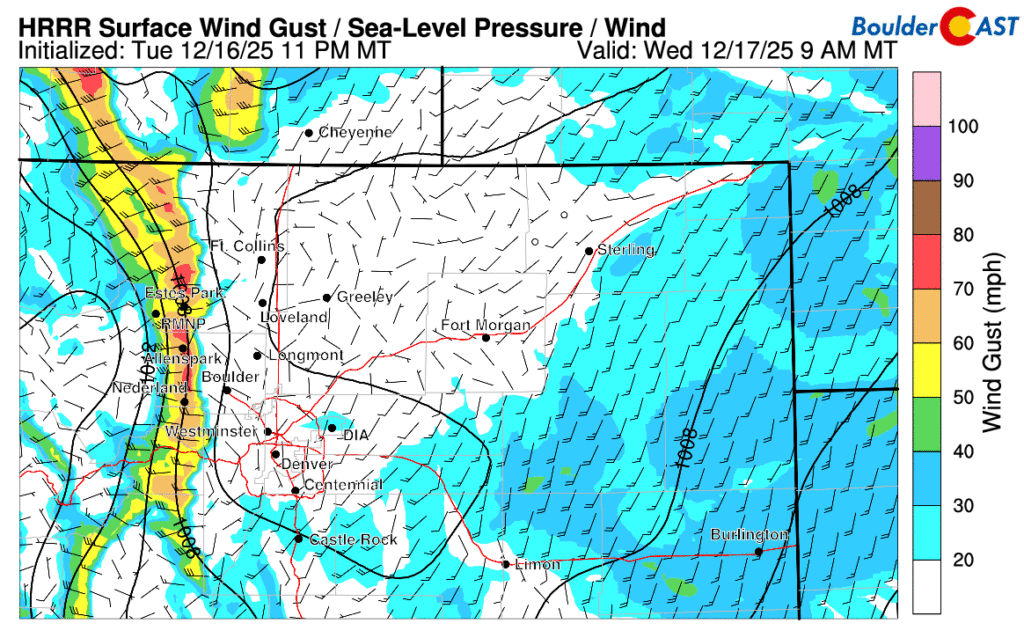 Wednesday Windstorm Update: Significant downslope winds and high fire ...