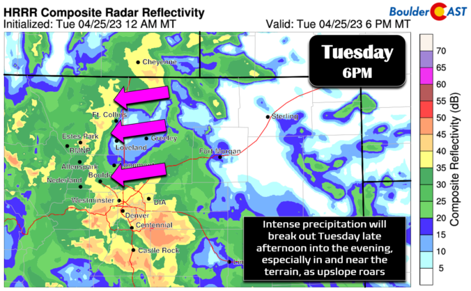Winter Weather Update: Heavy snow on-track for the Foothills, mostly ...